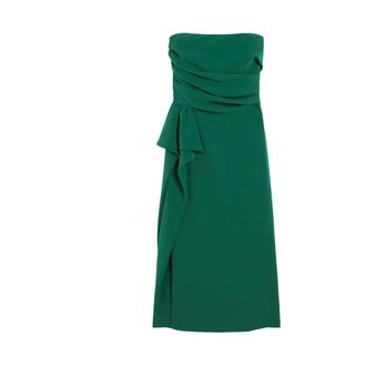 Max Mara Cady Bustier Kleid - - Dresses - Damen - Gr&uuml;n - L