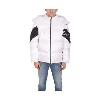 Emporio Armani Oversized Daunenjacke - - Jackets - Herren - Wei&szlig; - L