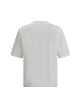 Dsquared2 Mens Logoed T-Shirt White Cotton T-Shirts And Polos