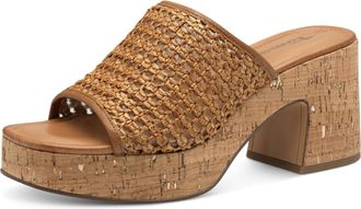 Tamaris Pantolette Damen Blockabsatz braun,EU 36