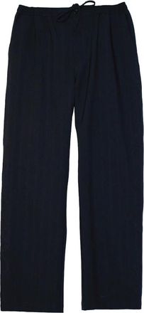 Soulland Hammons Gestreifte Wollhose mit Stickerei - - Trousers - Damen - Blau - M/L