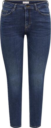 Jacqueline de Yong JdY Damen Jdyfina Mw Skinny Ankle JNS Dark Bl Noos, Dark Blue Denim, XS / 30L EU