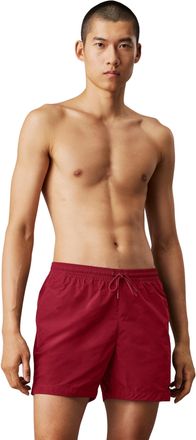 Calvin Klein Herren Badeshorts Medium Drawstring Schnelltrocknend, Rot (Quaint Berry), M