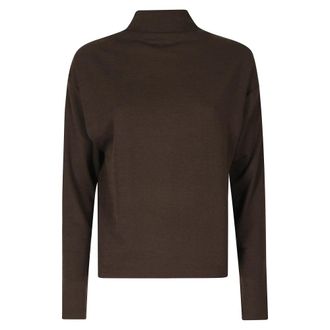 Vince Col roul&eacute; ajust&eacute; - Femme - Pulls - Brun - Taille: 38 FR