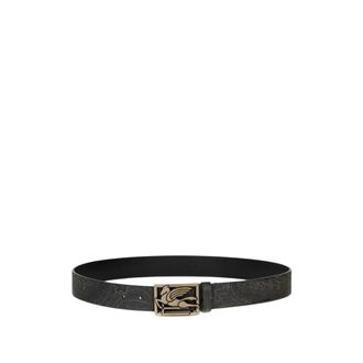 Etro Arnica G&uuml;rtel mit Pegaso Schnalle - - Accessories - Damen - Schwarzk - 105 CM