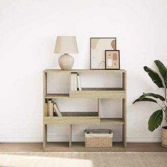 vidaXL Biblioth&egrave;que/S&eacute;parateur de pi&egrave;ce ch&ecirc;ne sonoma 100x33x94,5 cm vidaXL