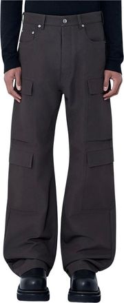 Rick Owens Homme, Pantalons, Gris, Taille: W32 Geth Cargo Pants