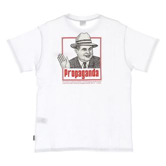 PROPAGANDA Homme, Tops, Blanc, Taille: XL Tee Gentillesse Blanc T-shirt Manches Courtes