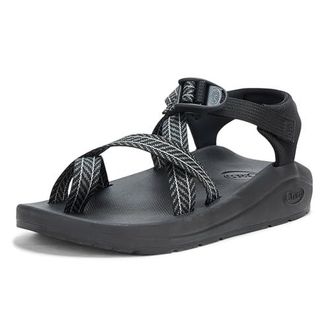 Chaco Sandales Cushz Toe-Loop pour homme, Frond Noir, 41 EU