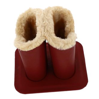 Cabilock Pl&uuml;sch-brillenhalter Mit Doppelfach Tisch-aufbewahrungshalter F&uuml;r Brillen Offen Gestaltet Sch&uuml;tzt Vor Kratzern Modischer Brillenst&auml;nder F&uuml;r Schlafzimm