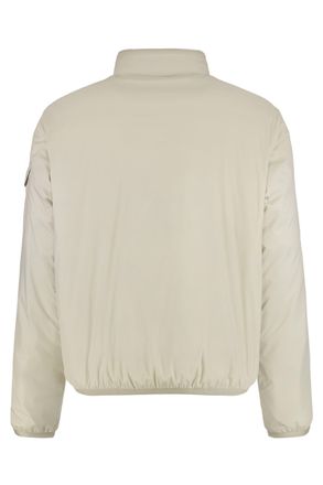 Moncler Mens Short Padded Jacket Breezes Champagne Polyamide Raincoats Coat