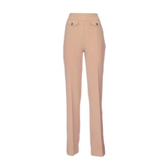 Nenette Pantalone a zampa in cady - - Trousers - Damen - Rosa - M