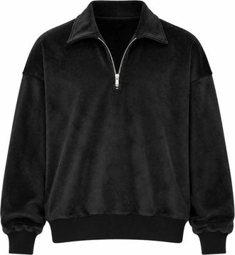 Song for the Mute Klassischer Kragen Pullover mit Rei&szlig;verschluss - - Sweatshirts & Hoodies - Herren - Schwarzk - M