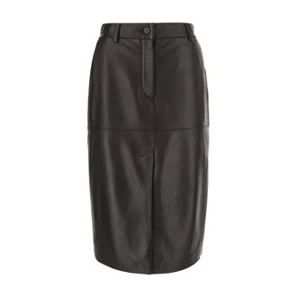 P.A.R.O.S.H. P.a.r.o.s.h., Femme, Jupes, Brun, Taille: 42 FR Maciock 26 Mini Jupe
