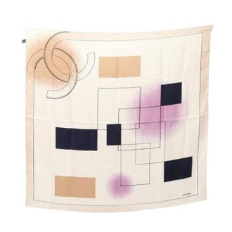 Chanel Pre-owned Vintage Silk Scarf - Femme - Pre-owned - Multicolore - Taille: ONE Size
