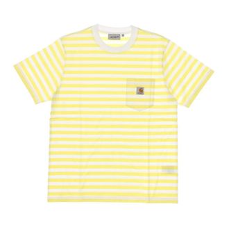 Carhartt Work in Progress Homme, Tops, Jaune, Taille: XL Scotty Pocket Tee