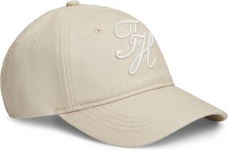Tommy Hilfiger Cap Tommy Hilfiger Logo Embroidery Baseball Cap AW0AW18338 Beige