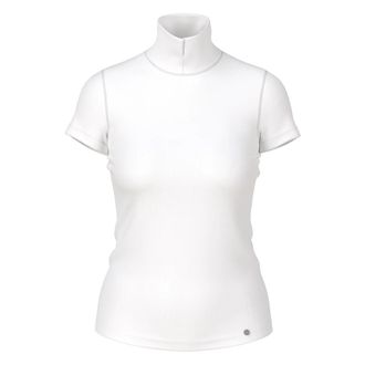 Marc Cain T-Shirt mit Schlitz-Rollkragen - - Tops - Damen - Wei&szlig; - M
