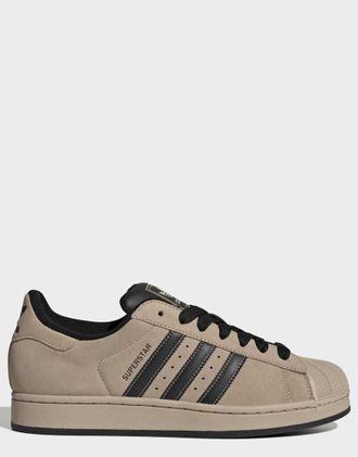 adidas Originals Superstar II - Chaussures - Kaki taupe/noire core-Vert