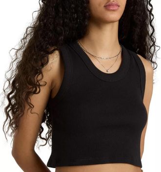 Vans Sommer Rib Tank Top - - Tops - Damen - Schwarzk - L