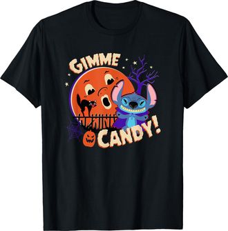 Disney Stitch Gimme Candy Spooky Halloween T-Shirt