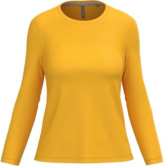 Kariban Langarmshirt Langarmshirt Damen Ladies long-sleeved crew neck T-shirt