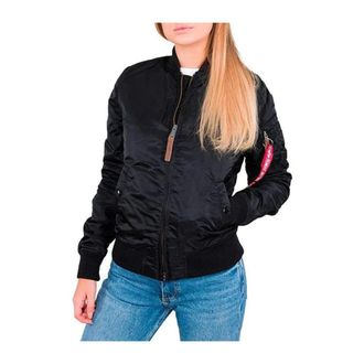 Alpha Industries Femme, Vestes, Noir, Taille: 36 FR WM Ma-1 VF 59 Jacket