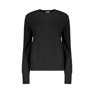 Herno Femme, Pulls, Noir, Taille: 38 FR SweaT-shirt en laine vierge