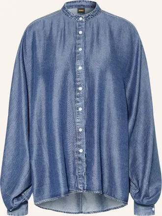 HUGO BOSS Jeansbluse Betta blau