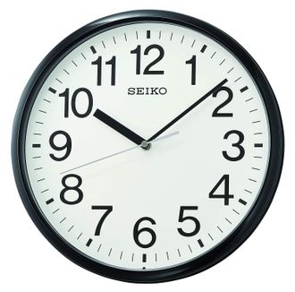 Seiko Business-Wanduhr, 30,5 cm, Schwarz