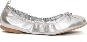 Hogan Ballerina Leather Silver - Gr. 36,5 (EU) - in Grau