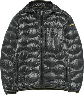 Blauer veste matelassée à capuche - Vert