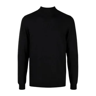 Lardini Mock Neck Strick - - Knitwear - Herren - Schwarzk - L