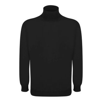 Dell'Oglio Kaschmir-Rollkragenpullover - - Knitwear - Herren - Schwarzk - M