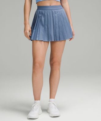 lululemon Tennisrock mit hohem Bund und Falten f&uuml;r Frauen - Gr&ouml;&szlig;e 12