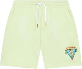 Casablanca Homme, Shorts, Vert, Taille: M Innocence Triangle Sweatshorts