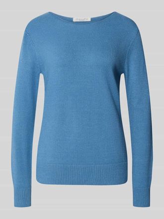 Christian Berg Regular Fit Strickpullover aus Viskose-Mix mit U-Boot-Ausschnitt