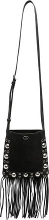 Valentino Garavani VLogo Signature Fringed Clutch Bag