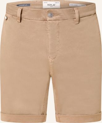 Replay Jeansshorts Benni Regular Fit beige