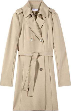 Patrizia Pepe Femme, Manteaux, Beige, Taille: 42 FR Trench