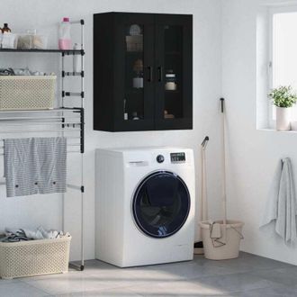 vidaXL Armoire murale noir 69,5x34x90 cm