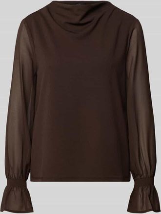 s.Oliver Black Label Relaxed Fit Langarmbluse mit Volants