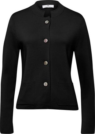 Peter Hahn Strick-Blazer Peter Hahn schwarz