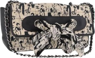 Chanel Sac &agrave; bandouli&egrave;re en satin Pre-owned - Femme - Pre-owned - Multicolore - Taille: ONE Size