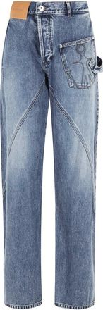 J.W.Anderson Femme, Jeans, Bleu, Taille: W24 Twisted Workwear Jeans