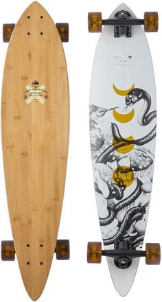 Arbor Bamboo Fish Pintail 37 Longboard