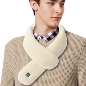 Generico &Eacute;charpe chauffante pour femme, cache-cou &eacute;lectrique - &eacute;charpe thermique rechargeable &agrave; 3 niveaux de temp&eacute;rature | pour les conditions dhiver froides, 