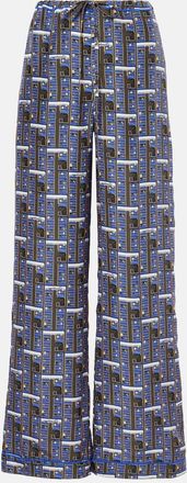 Burberry Gerade Hose aus Seide