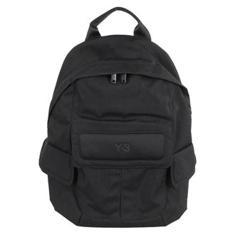 Yohji Yamamoto Schwarzer Rucksack mit Vordertasche - - Bags - Herren - Schwarzk - ONE SIZE