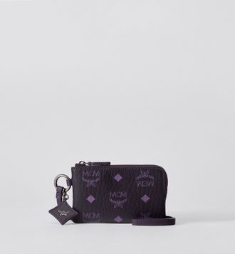 MCM Aren Pouch zum Umh&auml;ngen in Visetos DEEP PURPLE VISETOS